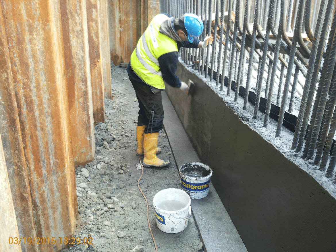 Hydrostop Waterproofing in White-Tank Technology - SANIER™